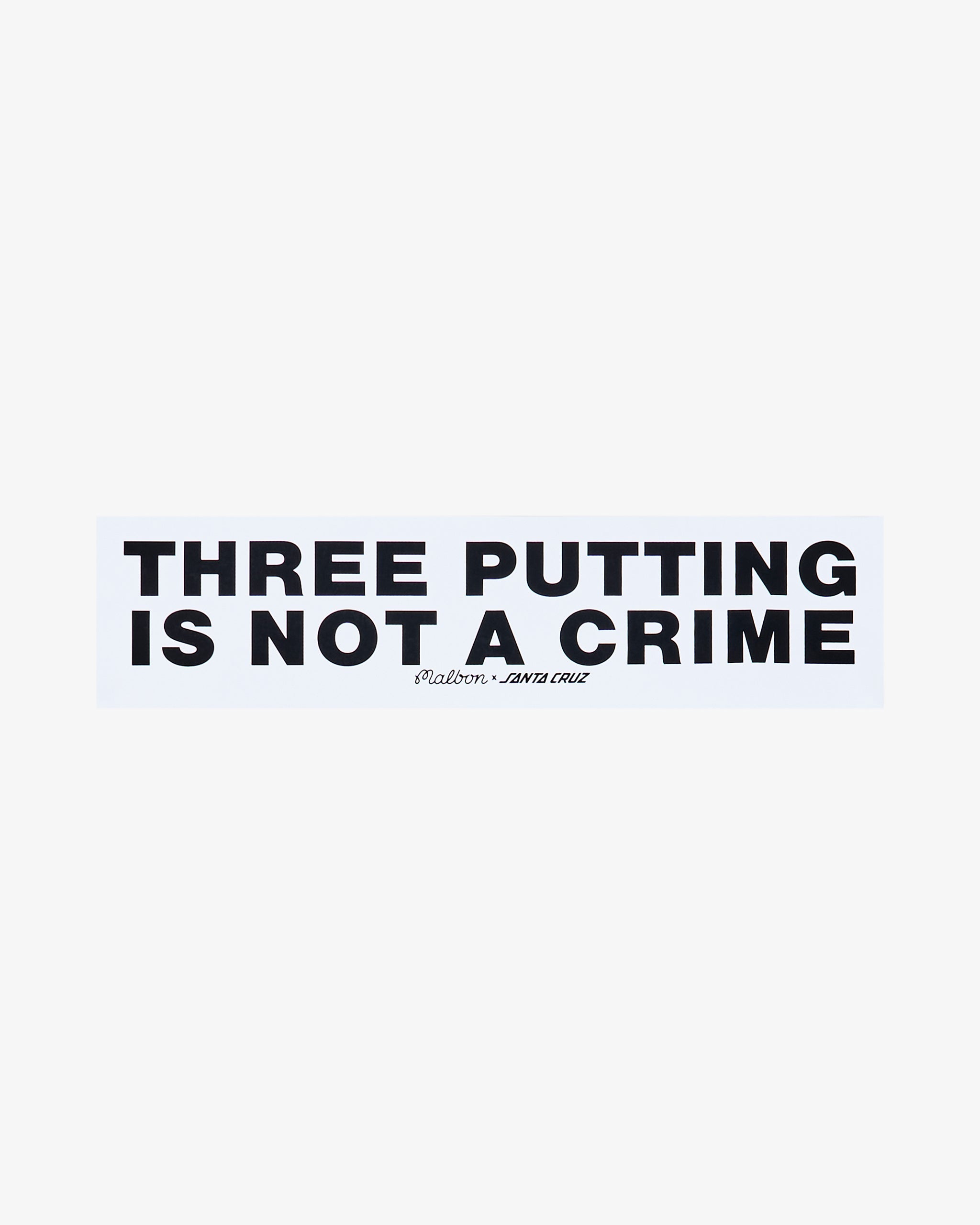 SANTA CRUZ BUMPER STICKER – Malbon Golf Philippines